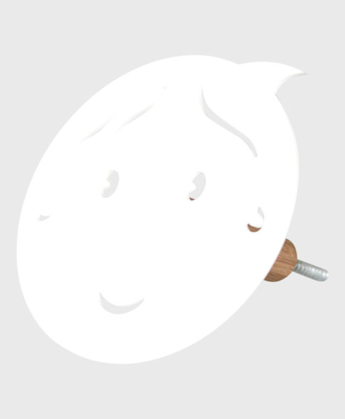 Knager - hvide. Unikt knage design med magnet. Både til børn og voksne.